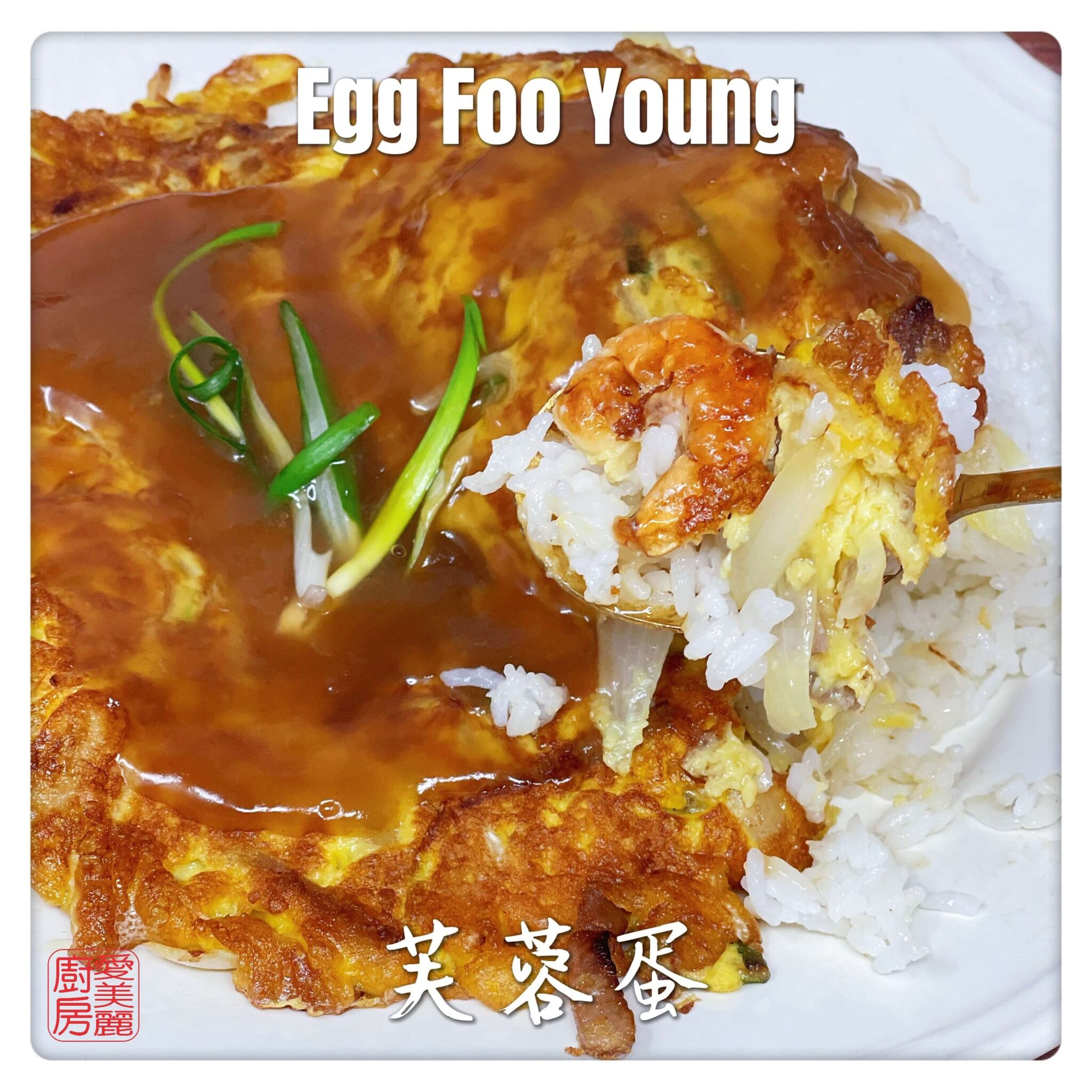 Egg Foo Young 芙蓉蛋 - Auntie Emily's Kitchen